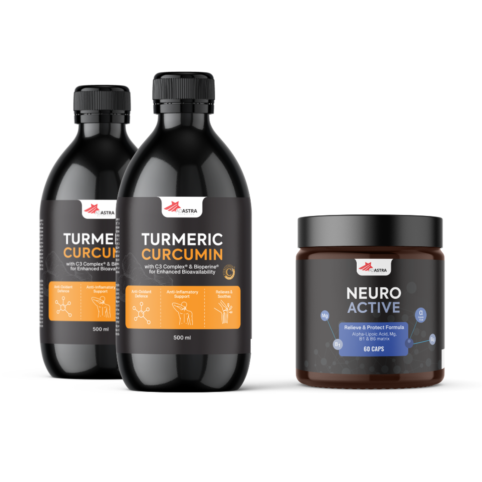 2x Turmeric Curcumin + Neuro Active | Natura Therapy