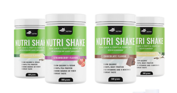 Nutri Shake ( 2 веган, 2 whey) +2x Slim Complex| Natura Therapy